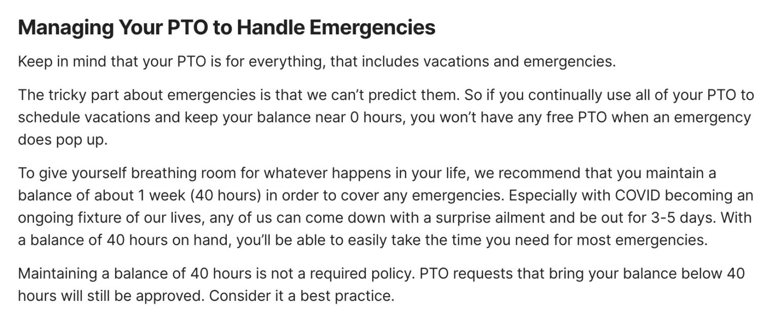 4 REAL PTO Policy Examples You Can Copy